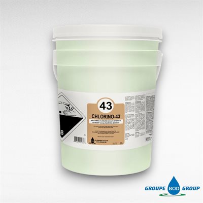 CHLORINO-43 Non-foaming chlorinated alkaline detergent 20l #43